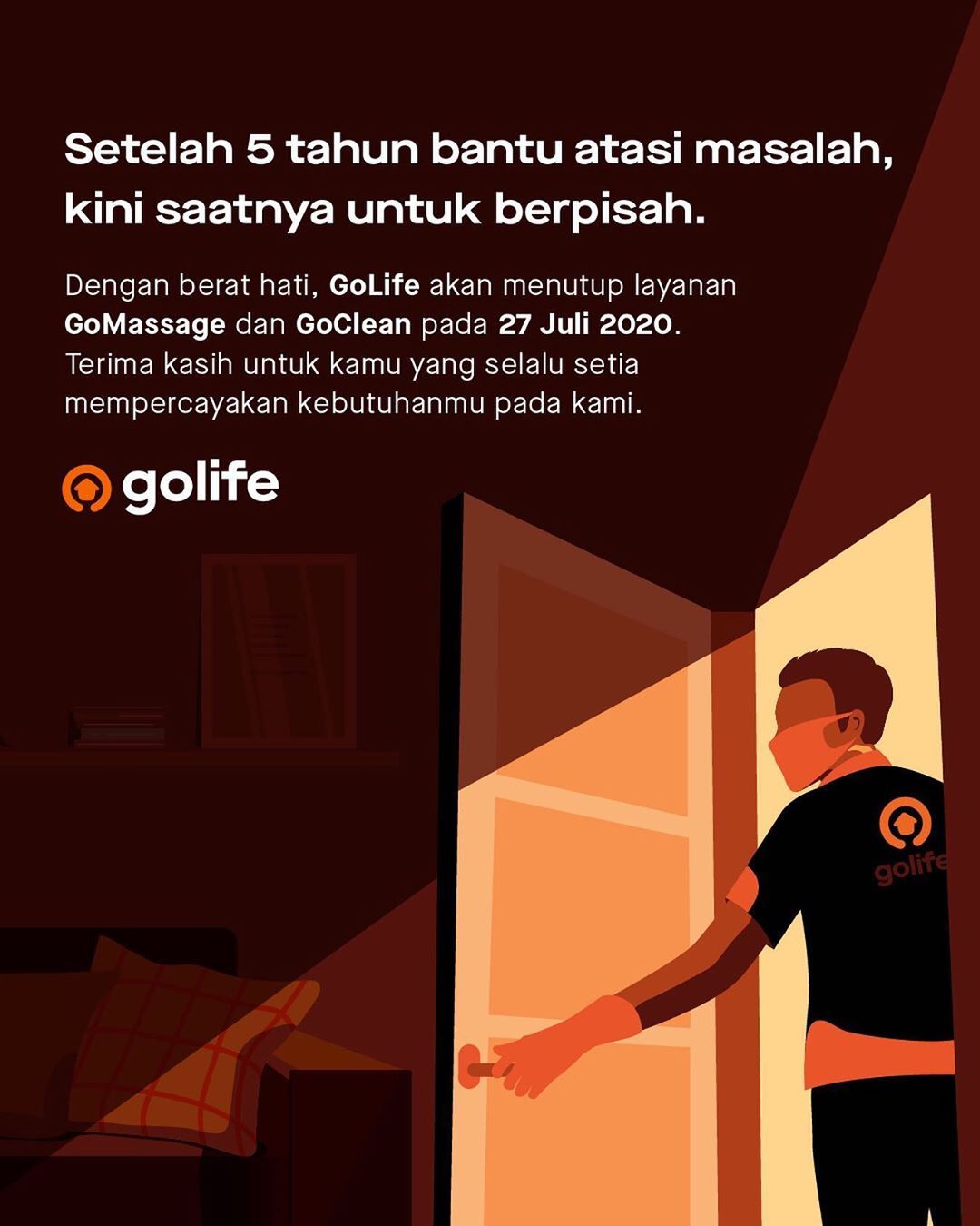 GoClean & GoMassage Services To End On 27th July 2020, As Gojek Cuts Costs To Adapt To Pandemic ...